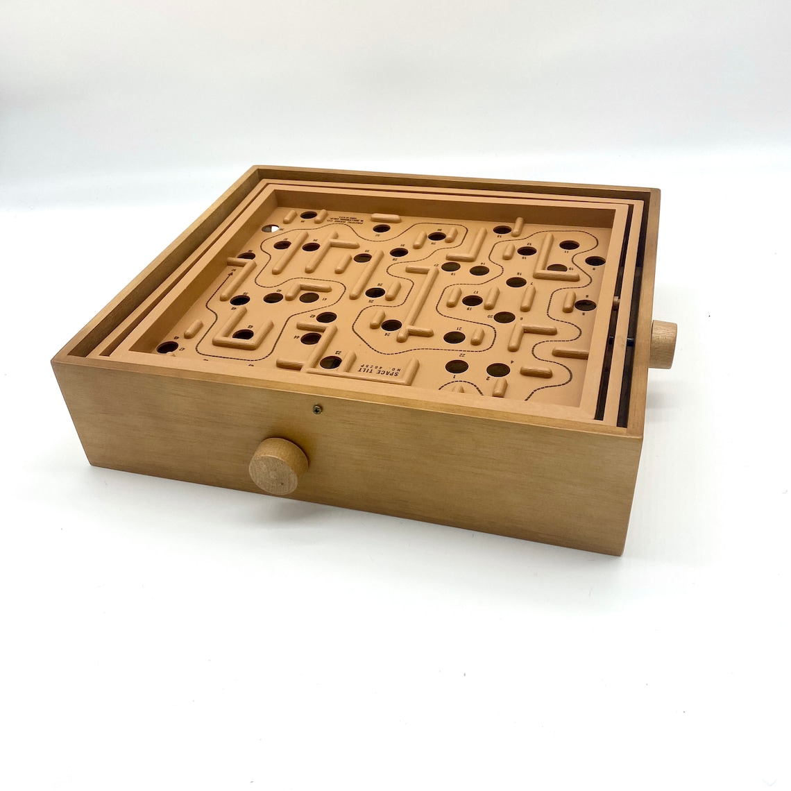1960s Space Tilt Labyrinth Maze Game American Made Wooden - Etsy