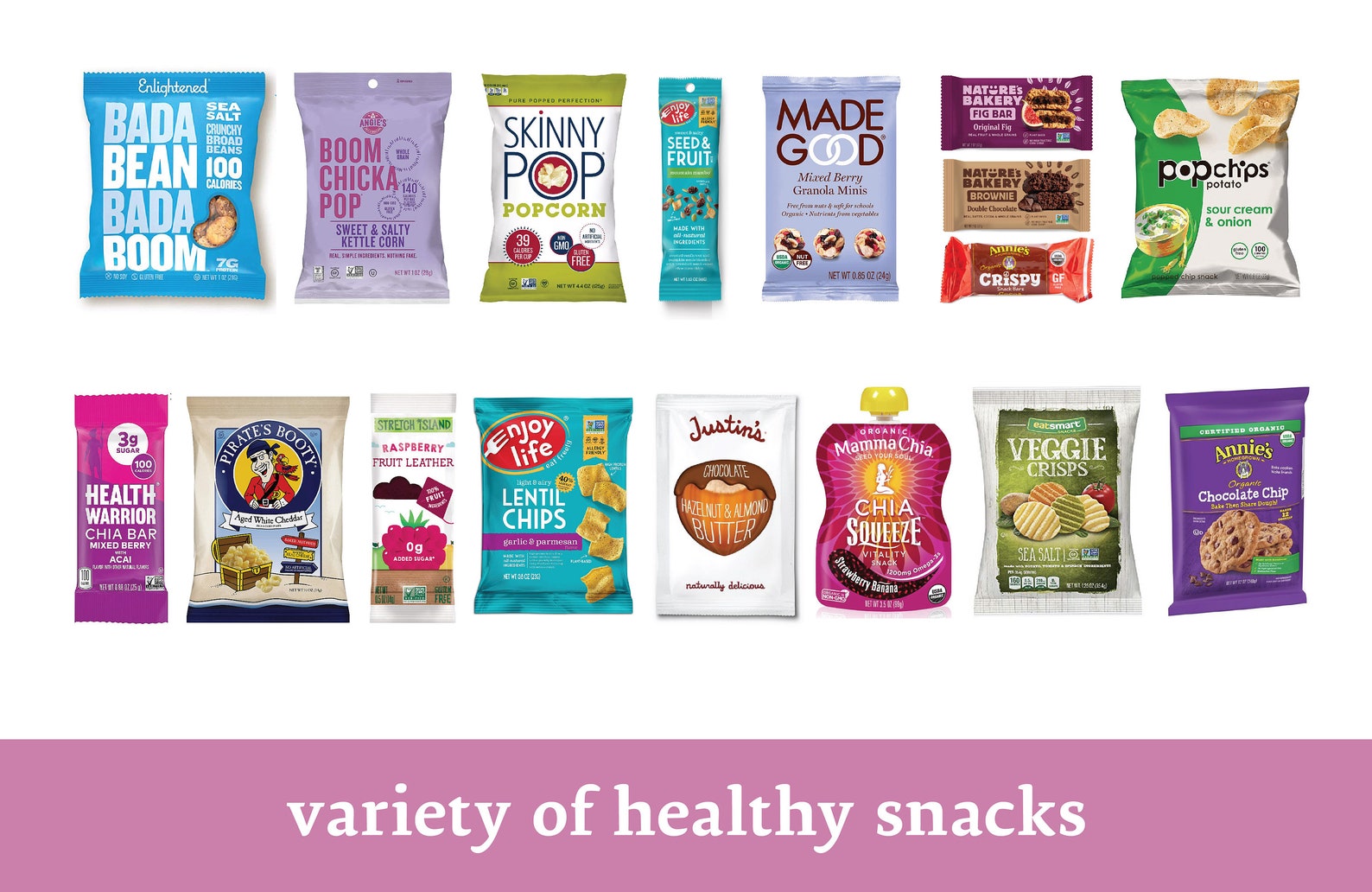 Healthy Snack Box 20 or 30 Snacks Fast Free Shipping | Etsy