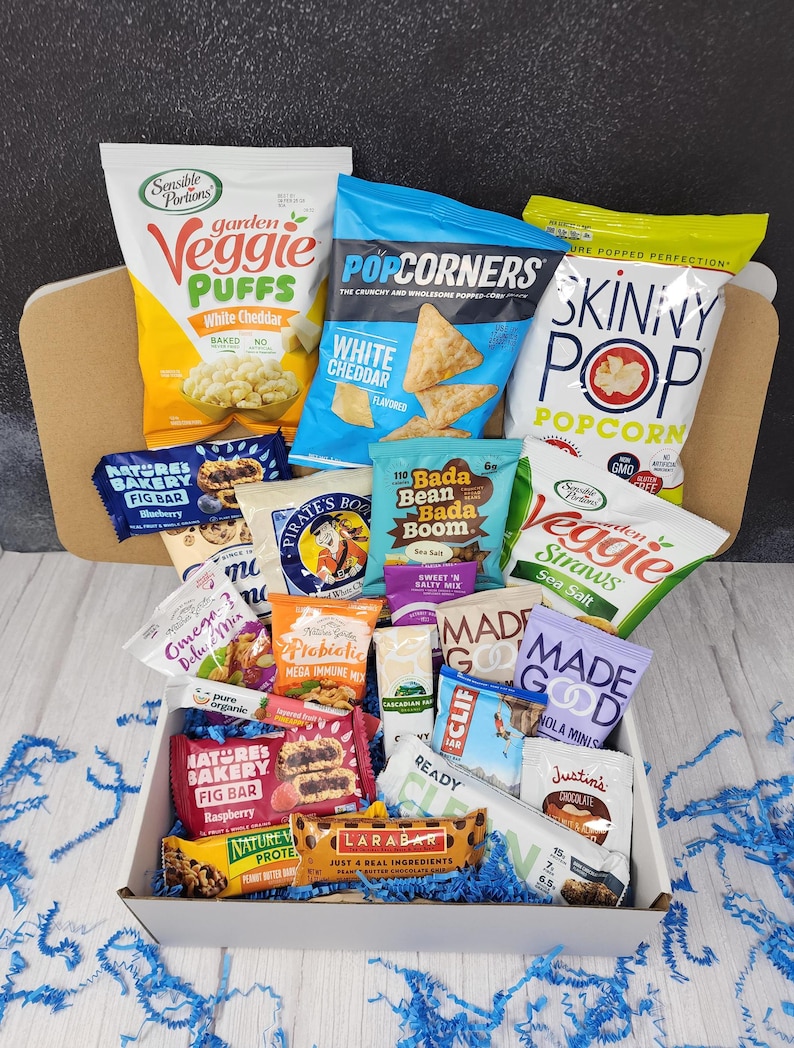 Healthy Snack Box – Premium Variety Pack, Care Package Gift - Etsy