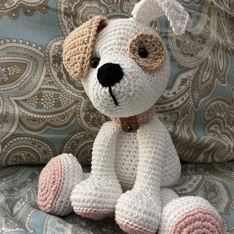 Hand Knitted Dog Plush - Etsy Canada