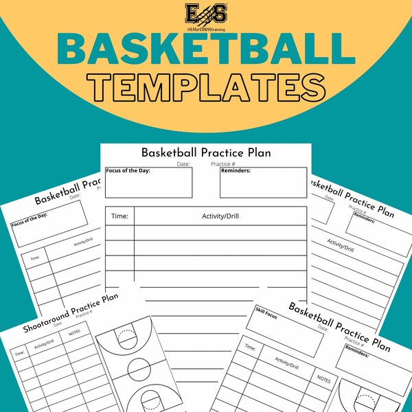 Basketball Practice Plan Templates - Etsy Basketball Practice Plan Templates - Etsy