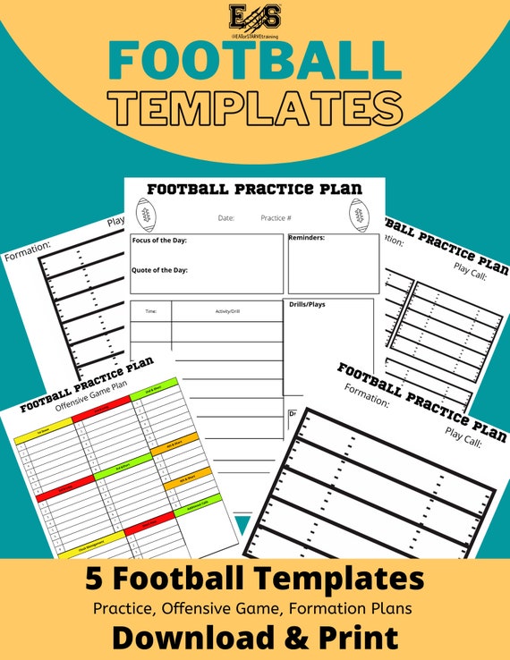 Football Play Chart Template