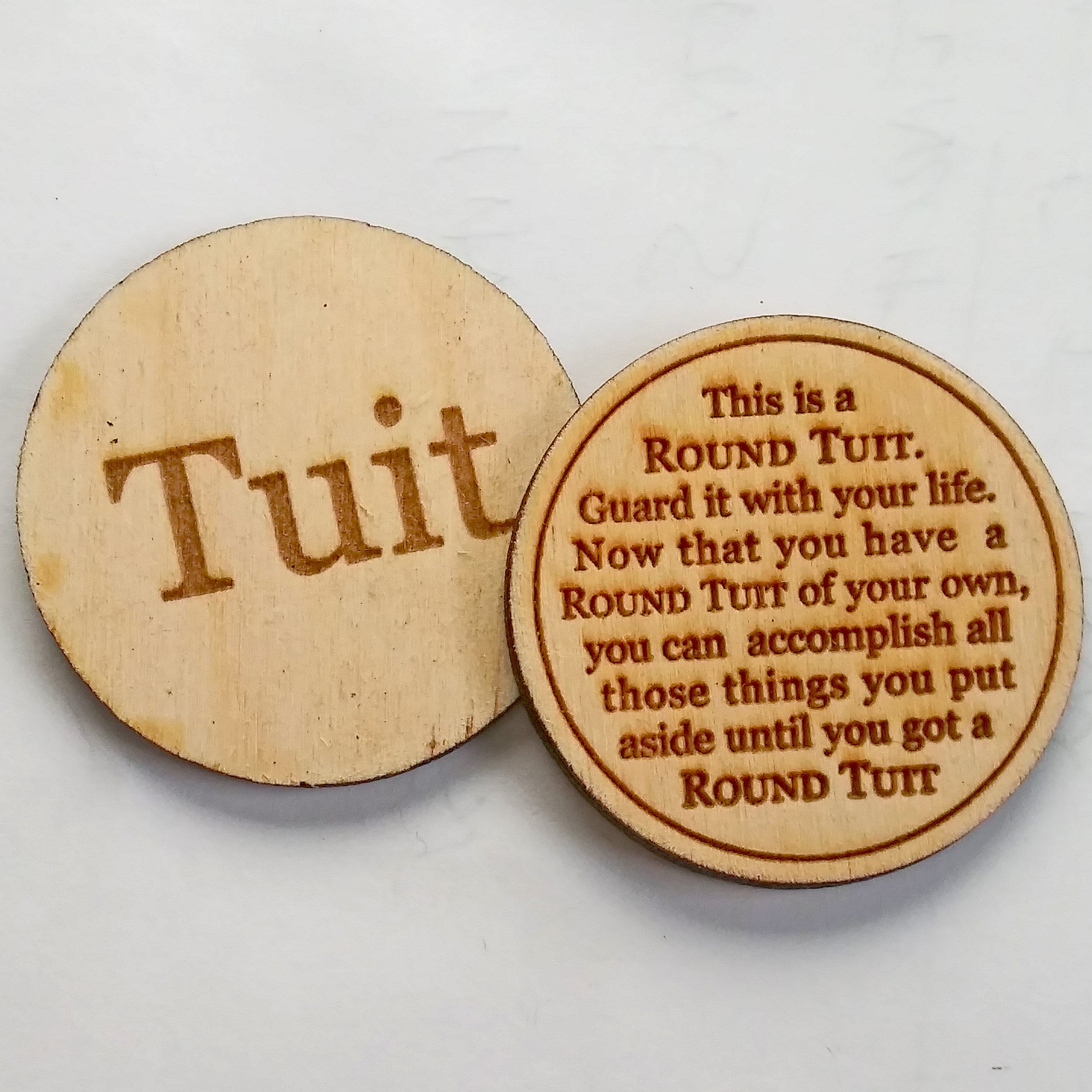 25 Round Tuits Get A Round Tuit Guard It With Your Life - Etsy Canada