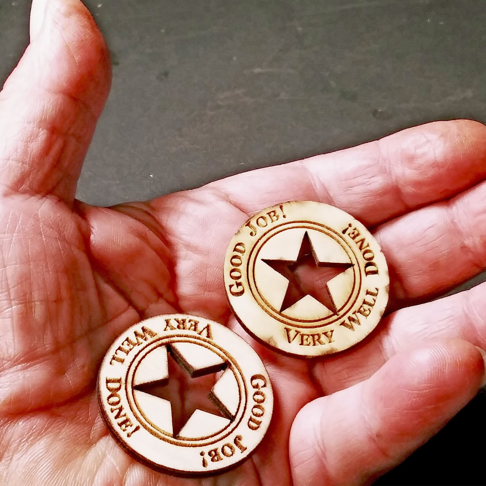 25 Good Job Tokens - Etsy