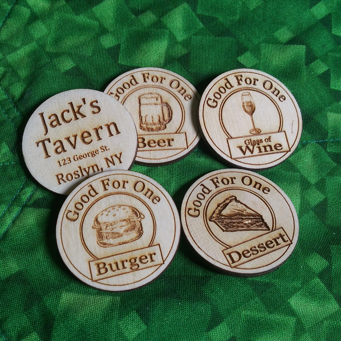 100 custom Beer Tokens. | Etsy