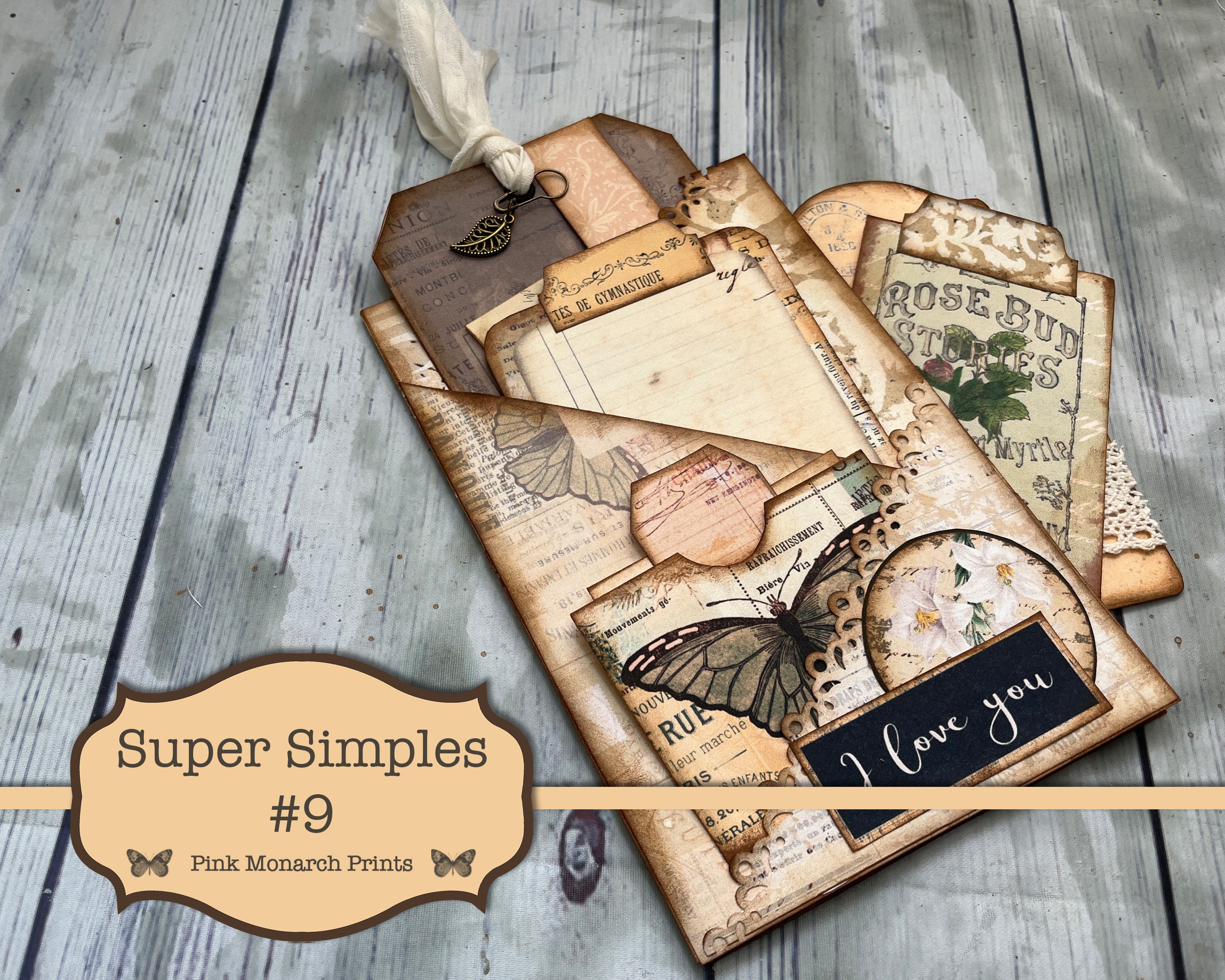 Super Simples 9 Junk Journal Kit Digital Junk Journal Junk - Etsy