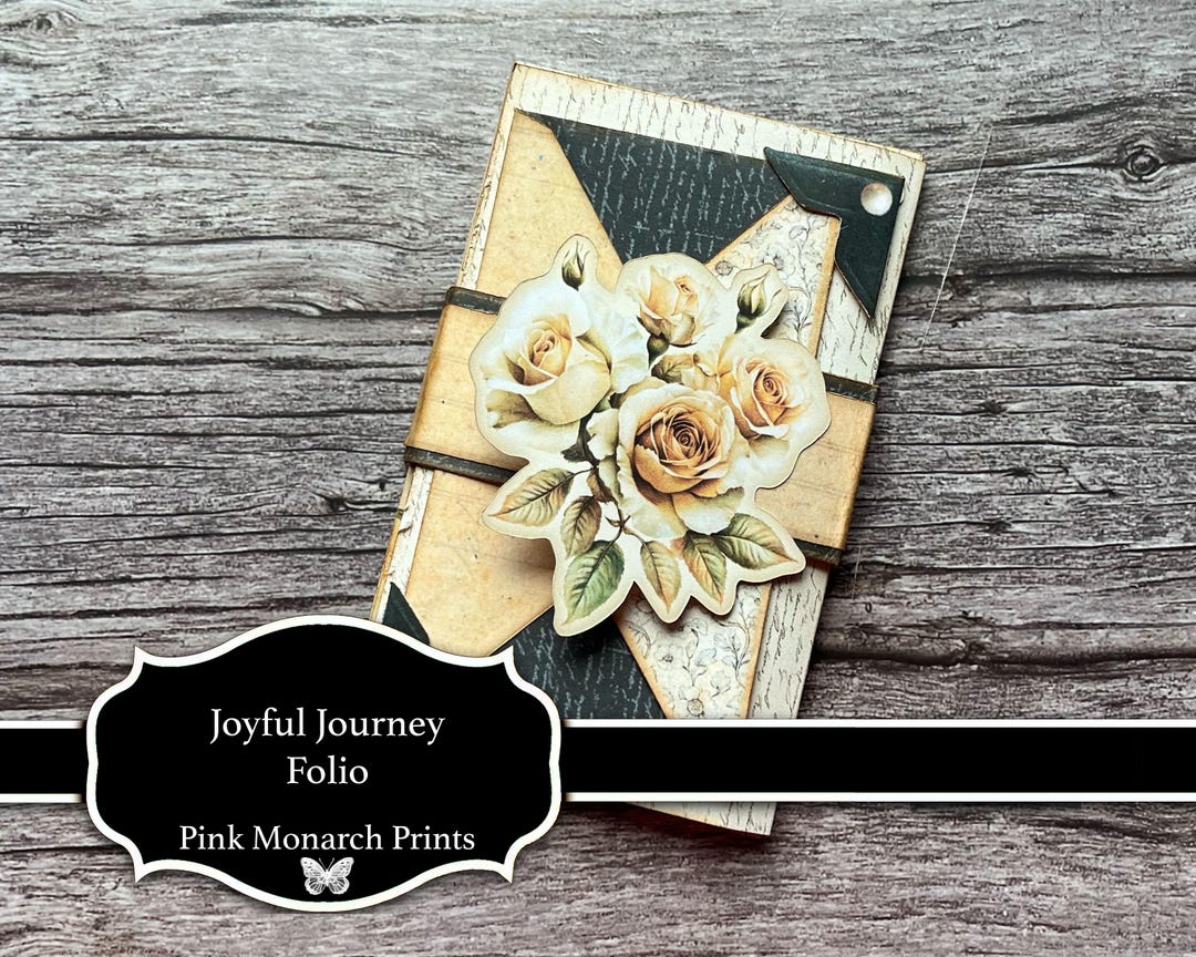 Joyful Journey Folio, November 2024 Subscription Gold Project, Junk Journal Folio, Digital ...