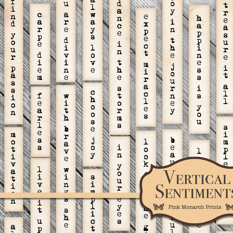 Small Vertical Stencils - Etsy