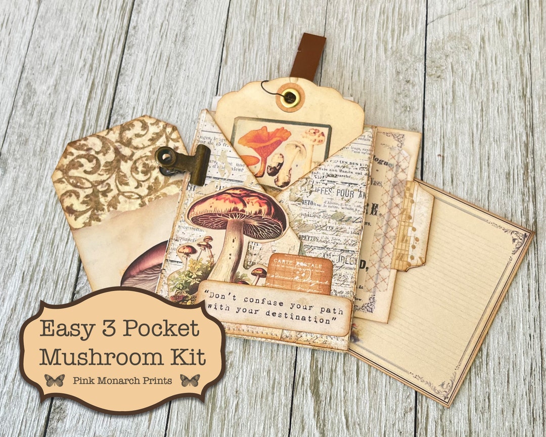 Easy Junk Journal Pocket, Junk Journal Kit, Junk Journal, Junk ...