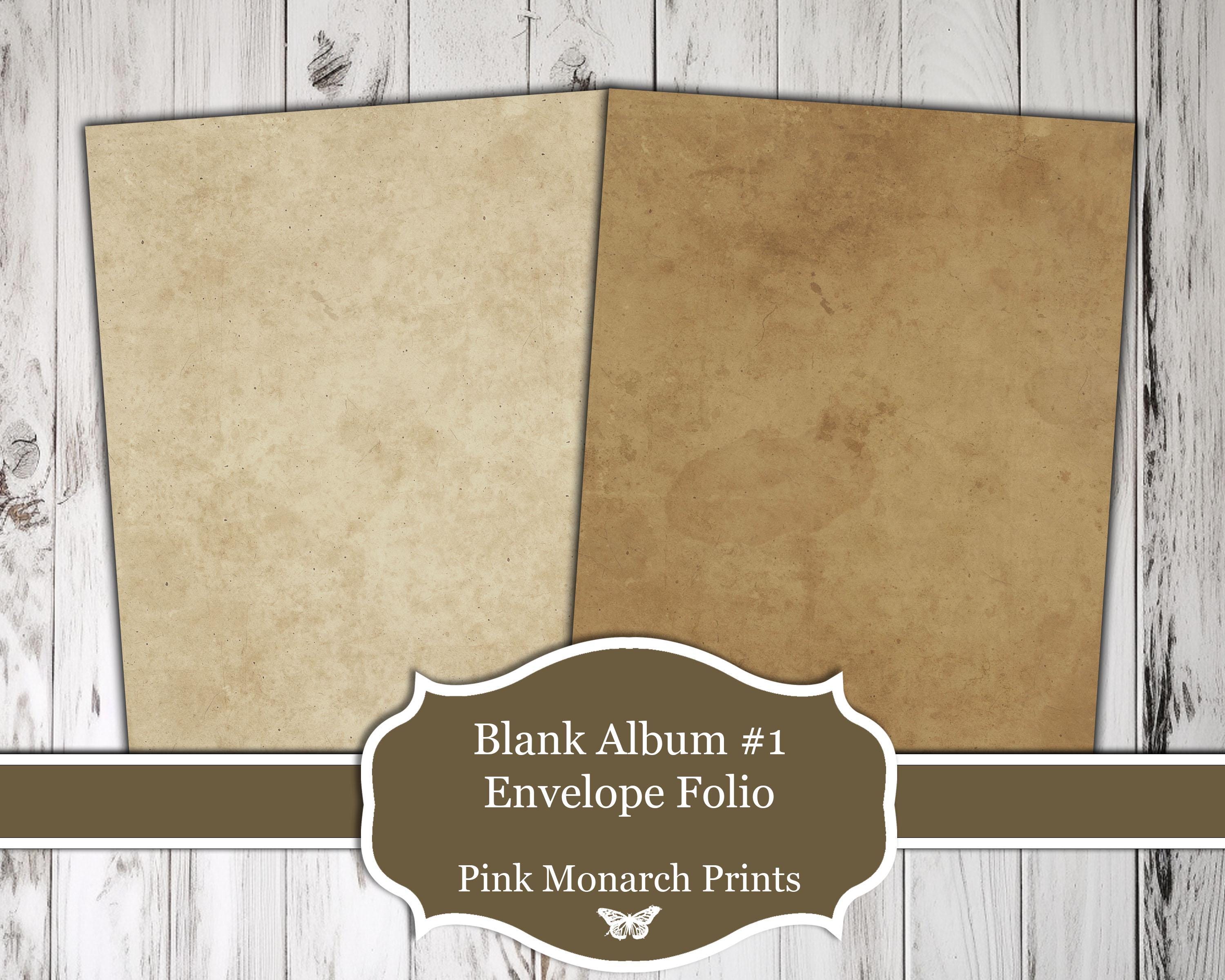 Blank Album #1 Envelope Folio: Junk Journal Kit Template (digital ...