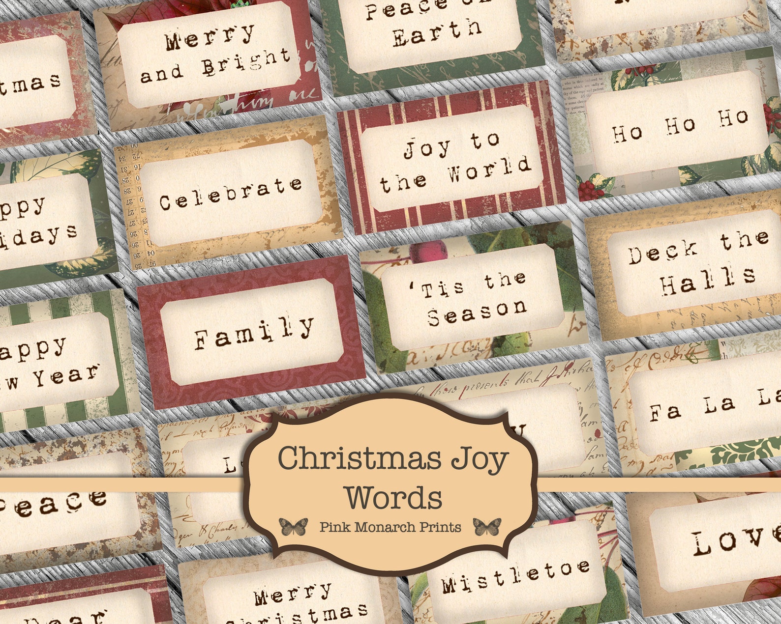 Junk Journaling Words, Words for Junk Journals, Junk Journal Words ...