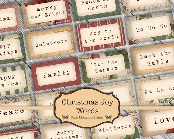 Junk Journaling Words Words for Junk Journals Junk Journal - Etsy