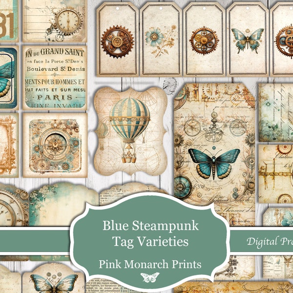 Steampunk Tags - Etsy