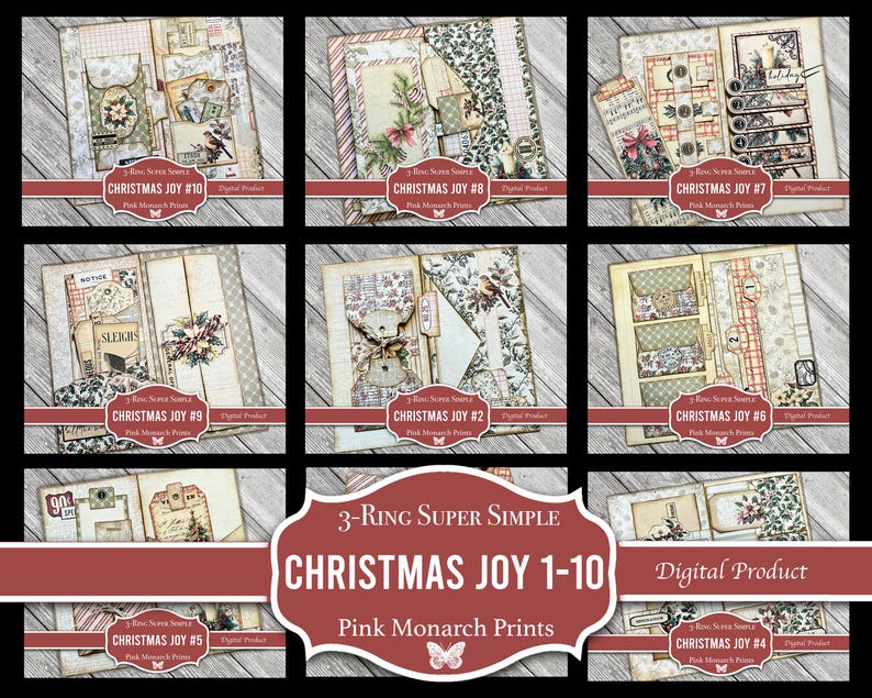 Complete Collection! Christmas Joy 1-10 3-ring Super Simple, Folio ...