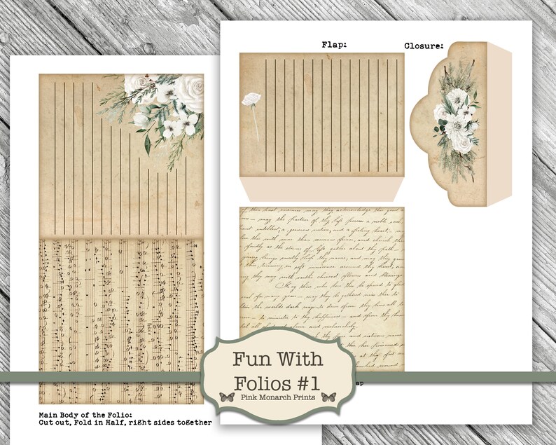 Fun With Folios 1 Junk Journal Kit Digital Junk Journal - Etsy