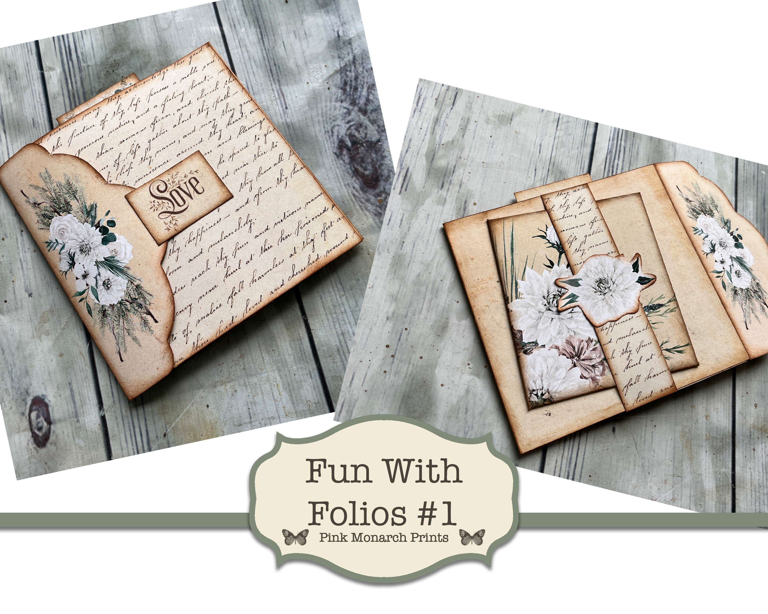 Fun With Folios #1, Junk Journal Kit, Digital Junk Journal, Junk ...