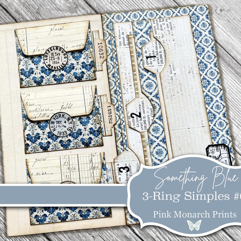 Blue Notebook Canvas - Etsy