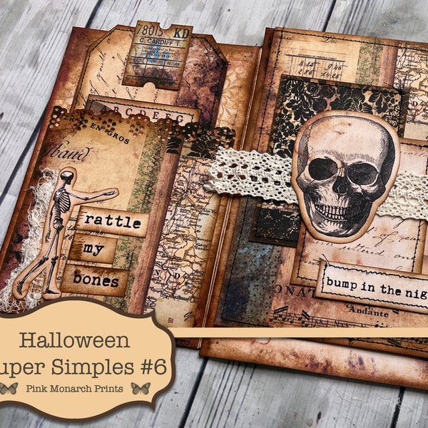 Halloween Junk Journal - Etsy