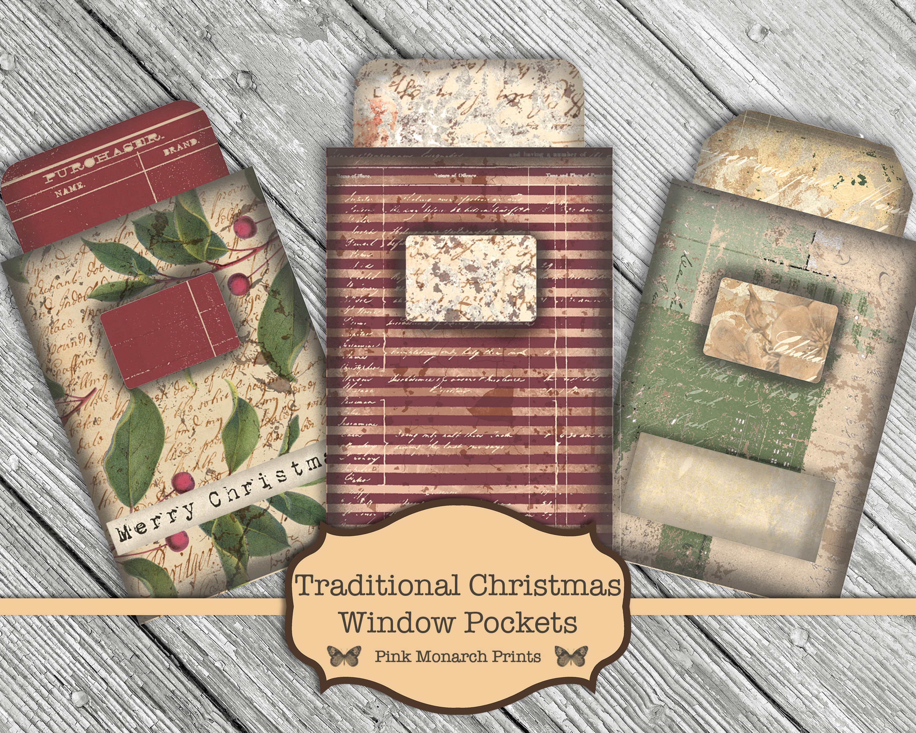 Christmas Junk Journal Junk Journal Kit Junk Journal - Etsy