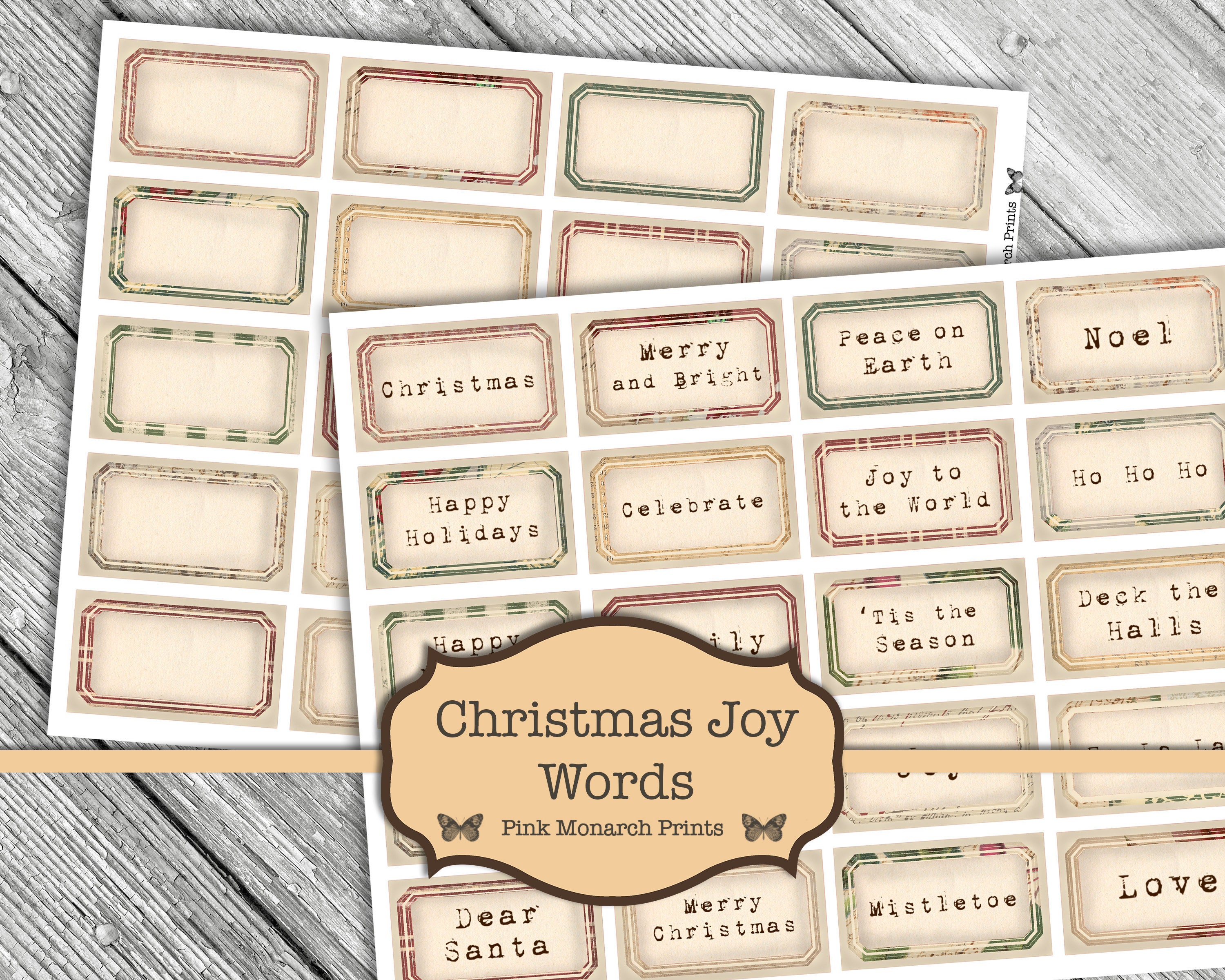 Junk Journaling Words, Words for Junk Journals, Junk Journal Words ...