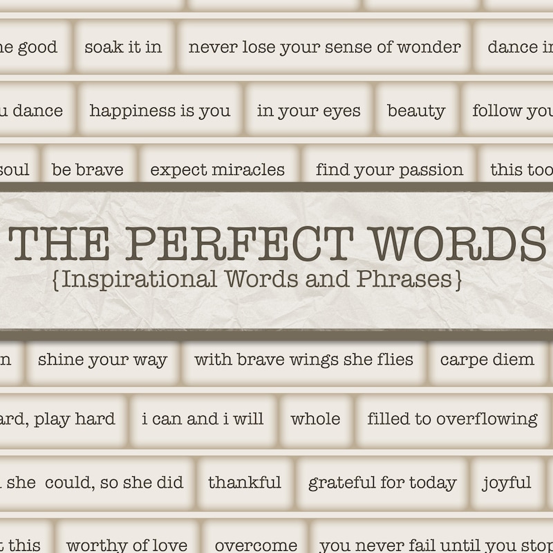 Motivational Words - Etsy