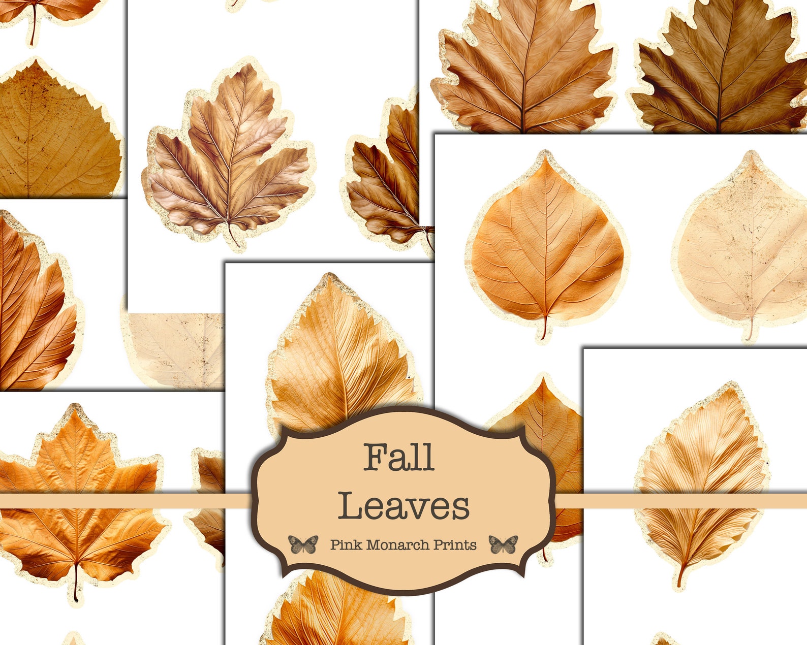 Fall Leaves, Printable, Digital Fall Junk Journal, Junk Journaling ...