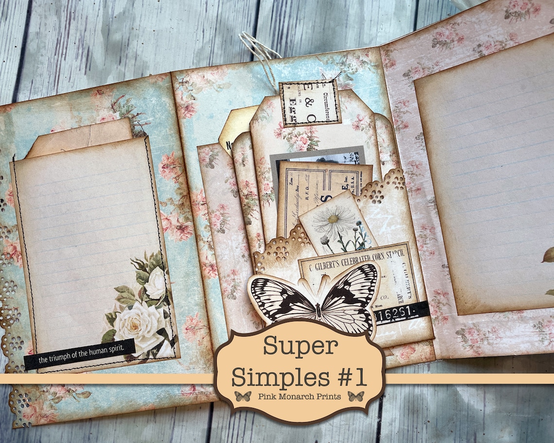 Super Simples 1 Junk Journal Kit Digital Junk Journal Junk | Etsy