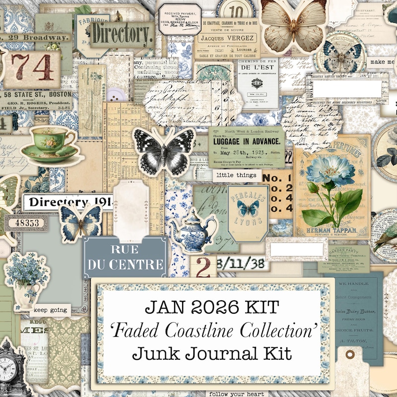 January 2026 Journal Kit - Etsy