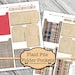 Plaid File Folder Pockets, Junk Journal Supplies, Vintage Ephemera ...