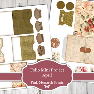 April Mini Project, Folio, Floral, Digital, From April Subscription ...