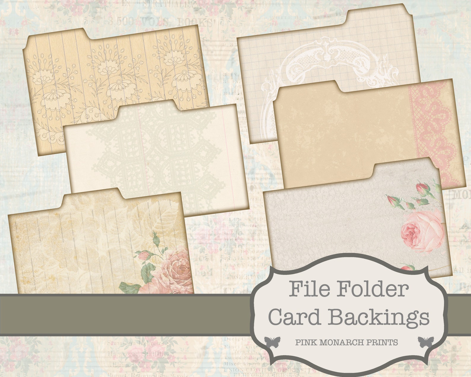 Junk Journal File Folder Junk Journaling Digital Printable - Etsy