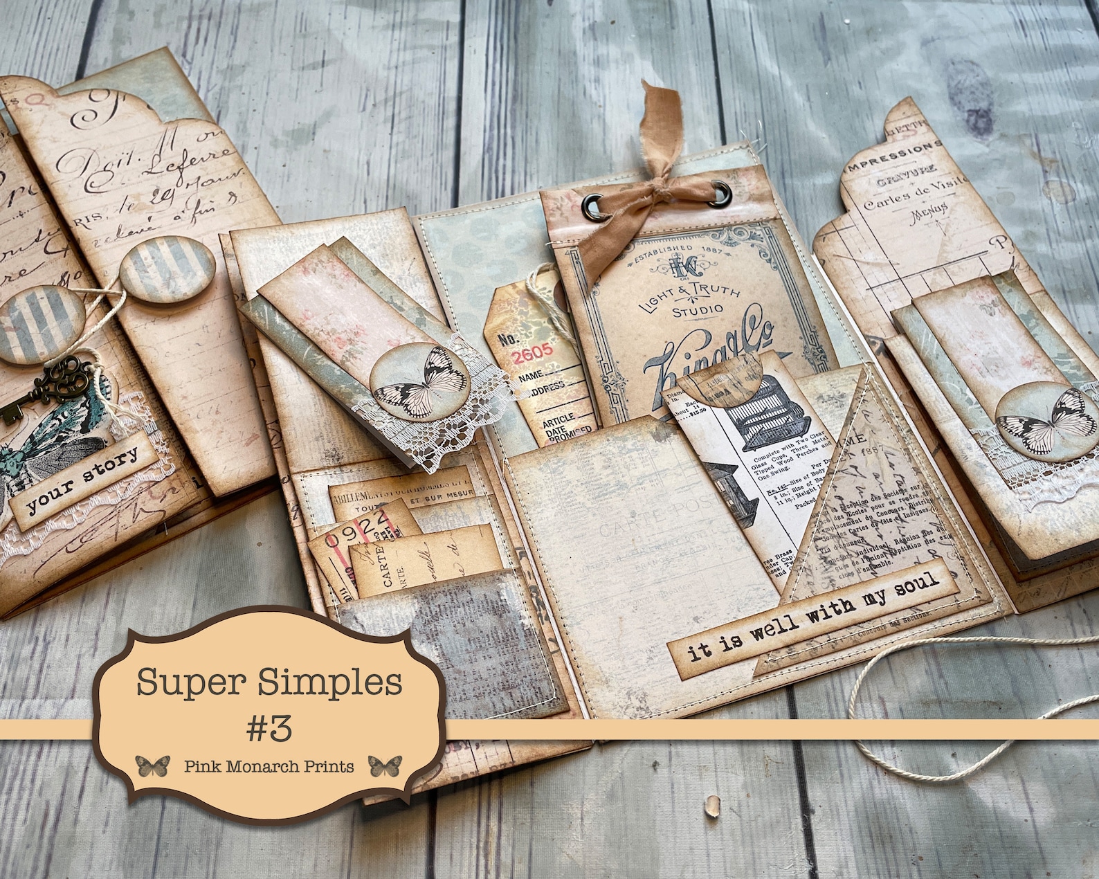 Super Simples Collection 1-10, Junk Journal Kit, Digital Junk Journal ...