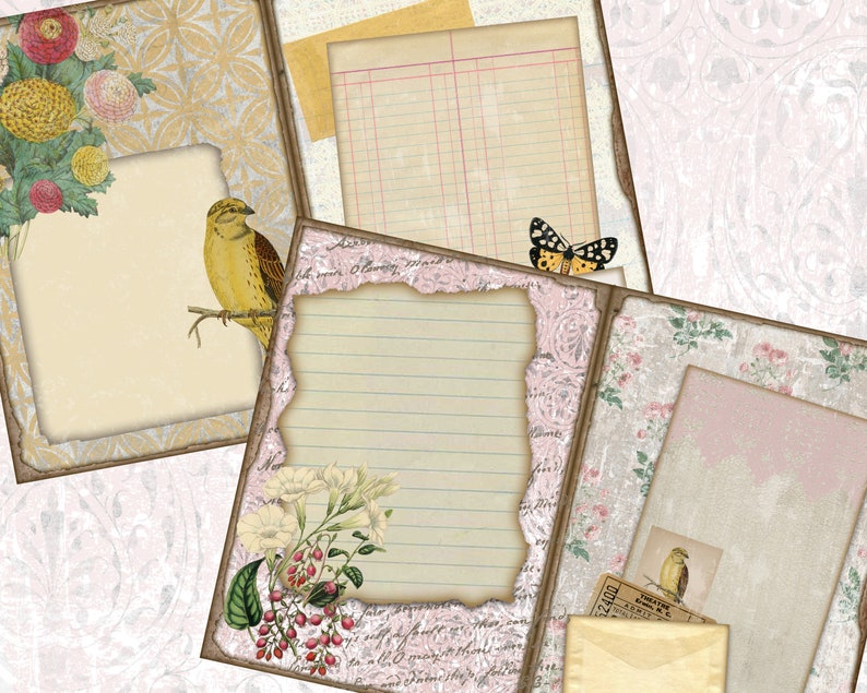 Summer Junk Journal Garden Junk Journal Digital Kit Summer - Etsy