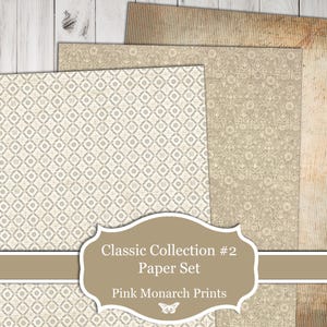 Classics Collection #2, Digital, Junk Journal Kit, Junk Journal, Junk ...