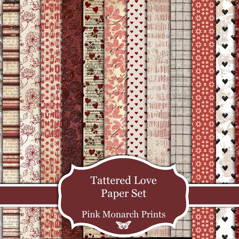 Love Digital Papers - Etsy