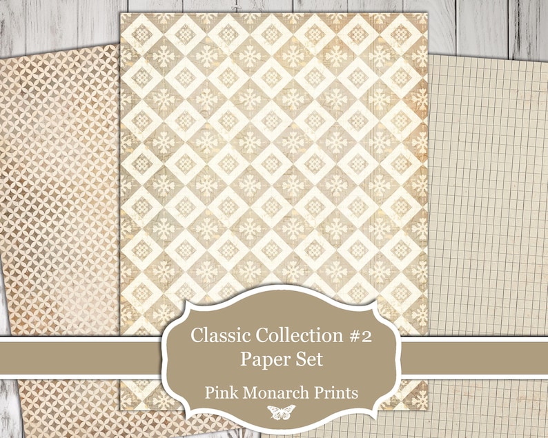 Classics Collection #2, Digital, Junk Journal Kit, Junk Journal, Junk ...