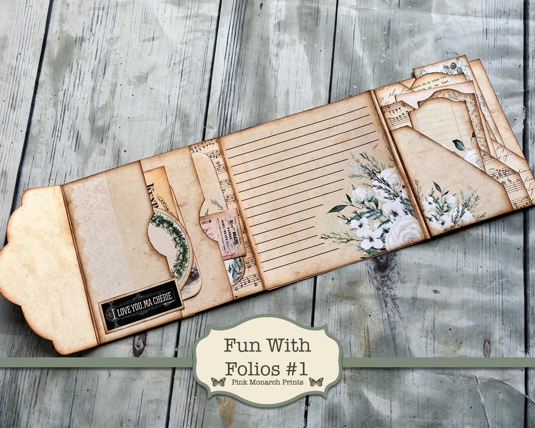 Fun With Folios #1, Junk Journal Kit, Digital Junk Journal, Junk ...