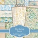 Blue Spring Papers, Printable Papers, Digital Junk Journal, Spring Junk ...