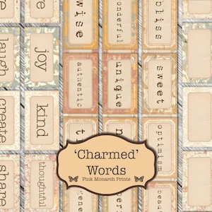 Charmed Words, Junk Journaling Words, Words for Junk Journals ...