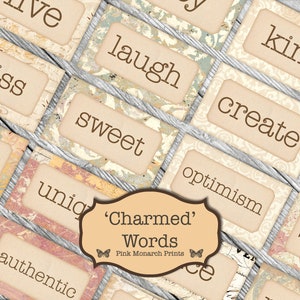 Charmed Words, Junk Journaling Words, Words for Junk Journals ...