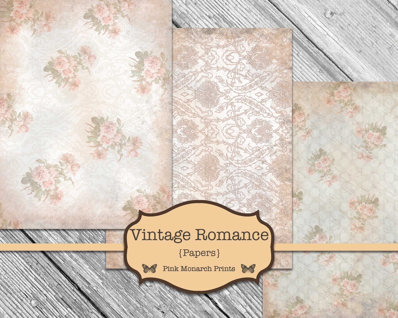Vintage Romance, Junk Journal Kit, Valentines Junk Journal, Junk ...