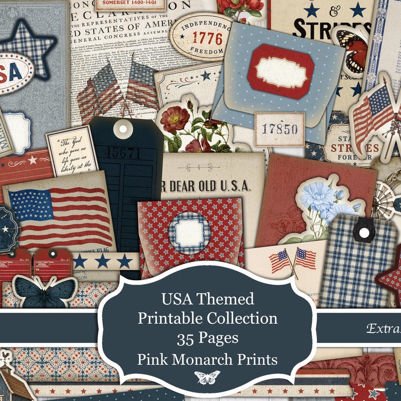 Junk Journal Printables - Etsy