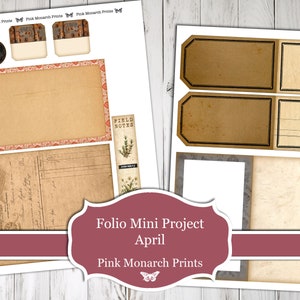 April Mini Project, Folio, Floral, Digital, From April Subscription ...