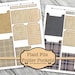 Plaid File Folder Pockets, Junk Journal Supplies, Vintage Ephemera ...