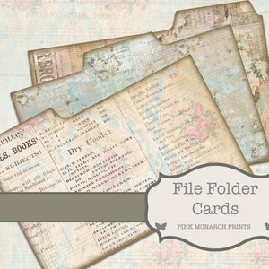 Junk Journal File Folder, Junk Journaling Digital, Printable File ...