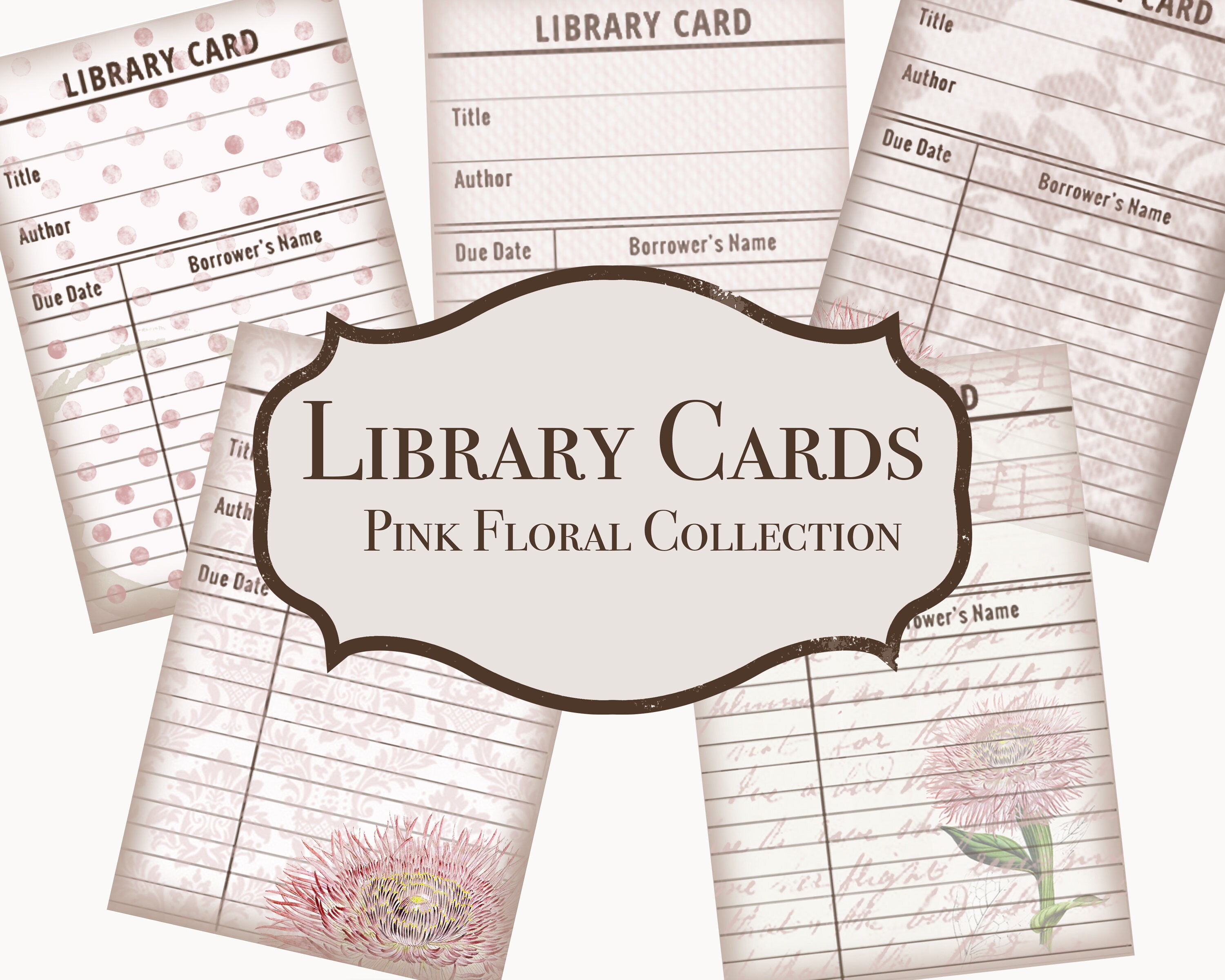 Digital Journaling Cards, Junk Journaling, Digital Ephemera for Junk ...