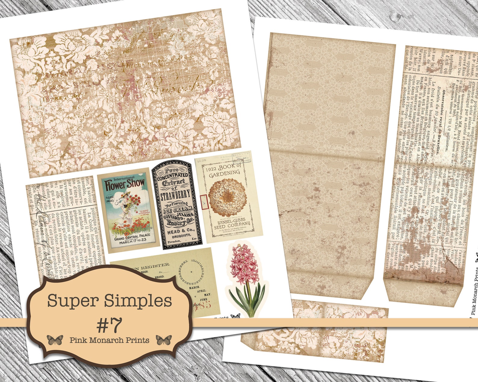 Super Simples 7, Junk Journal Kit, Digital Junk Journal, Junk ...