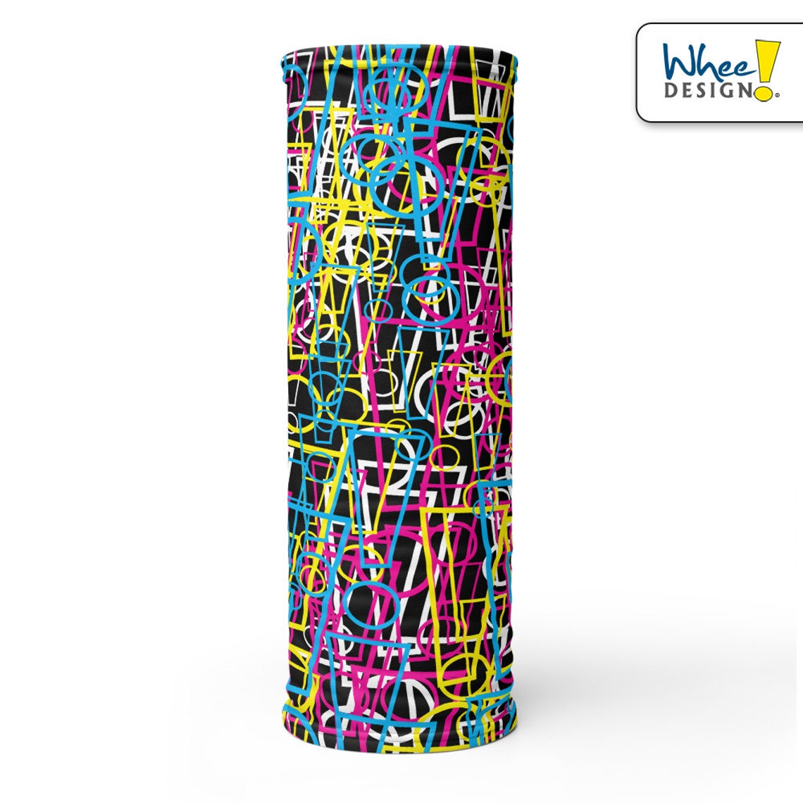 CMYK Exclamation Point Splatter Pattern Neck Gaiter/face Mask - Etsy