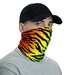 Rainbow Tiger Print Neck Gaiter/mask - Etsy