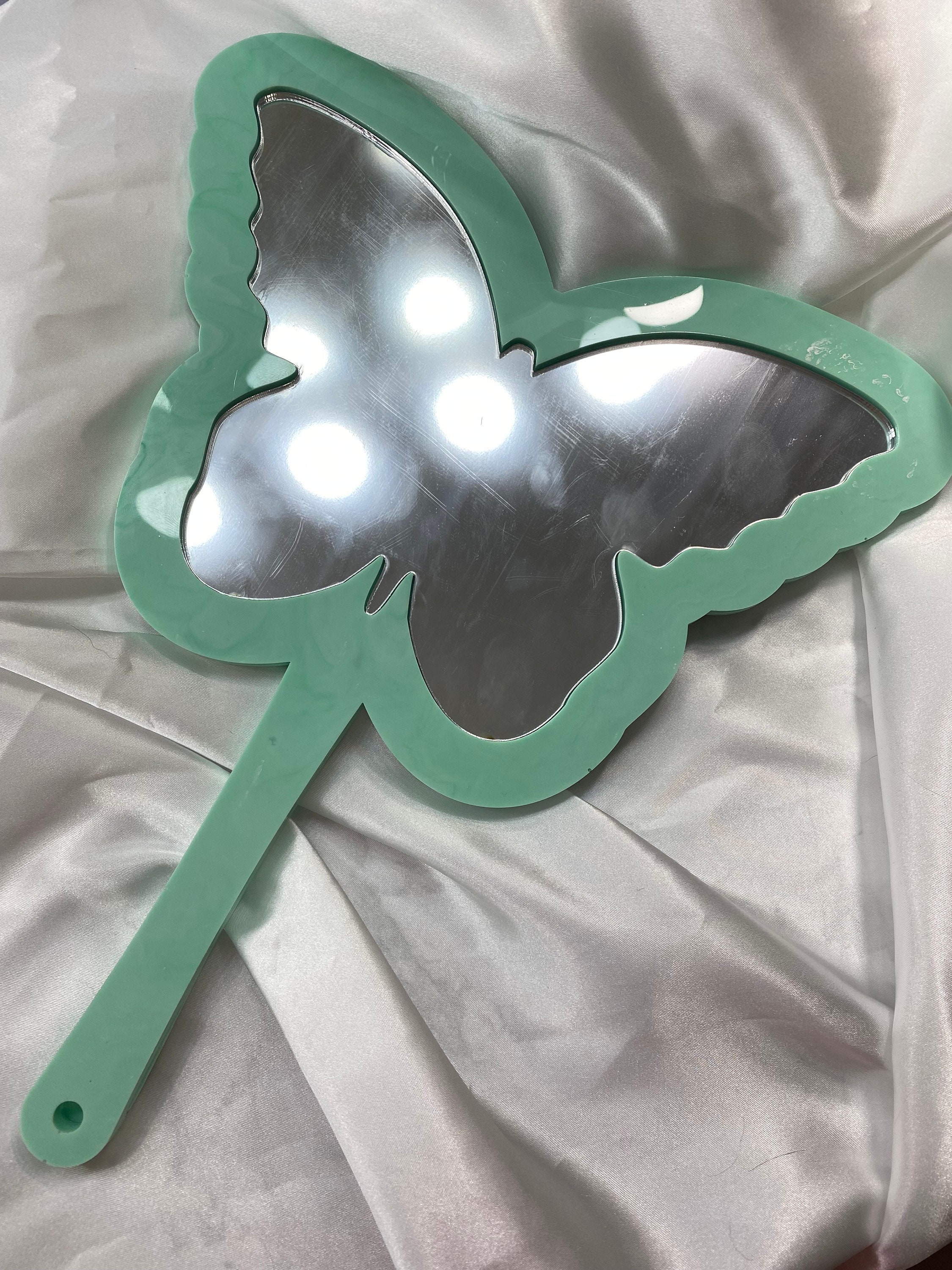 Large Color Butterfly Mirror Handheld Mirror Butterfly - Etsy